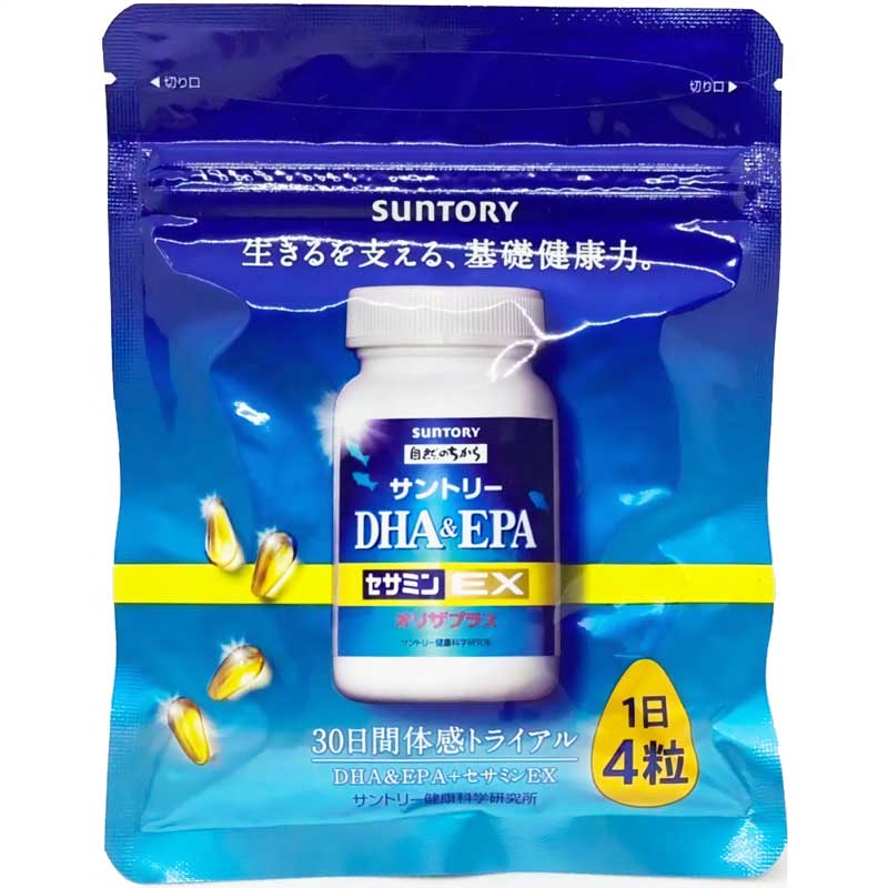 SUNTORY DHA&EPA Sesamin EX 30 days 120 capsules – CosmeBear Official - Japanese Online Store